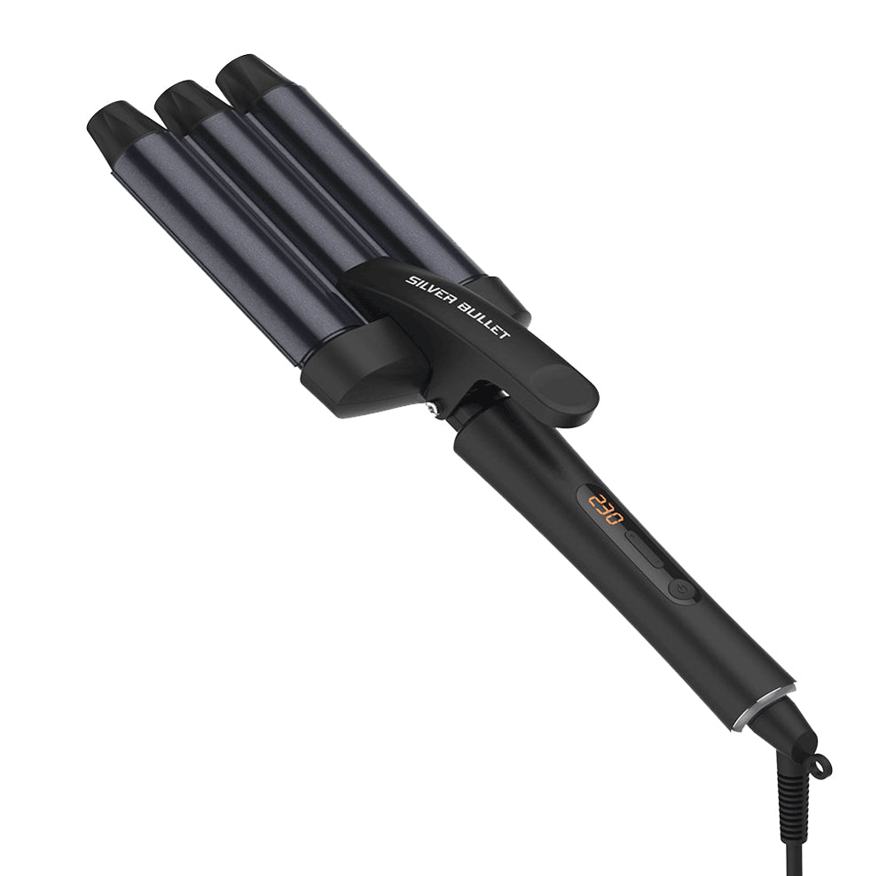 Silver Bullet Wondercurl Triple Barrel Curling Iron | 3 x 28mm – Kakkadu