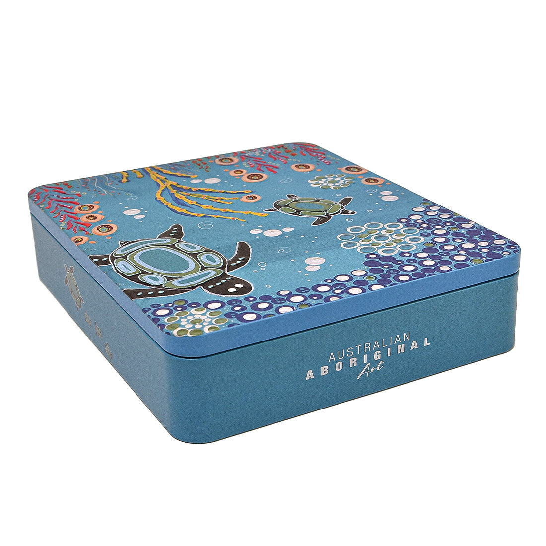 Banksia Red Aboriginal Waraba Turtle Collectable Tin+Aust Caramel – Kakkadu