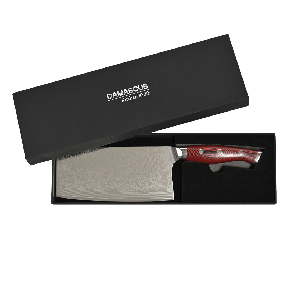 Professional Damascus Cleaver Knife 67 Layers VG10 Stainless Steel 7 ...